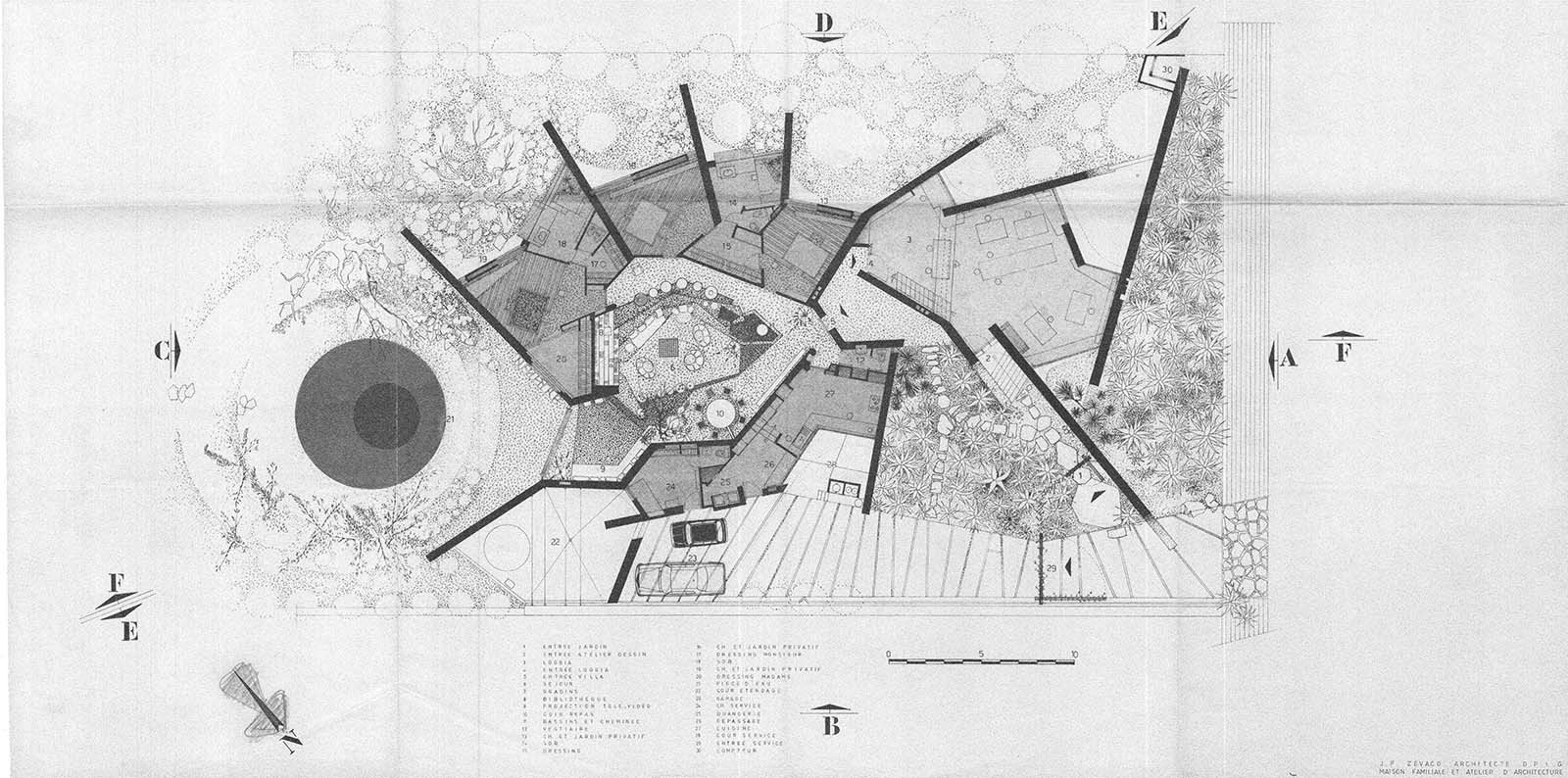 An oculus: Villa Zevaco by Jean‑François Zevaco