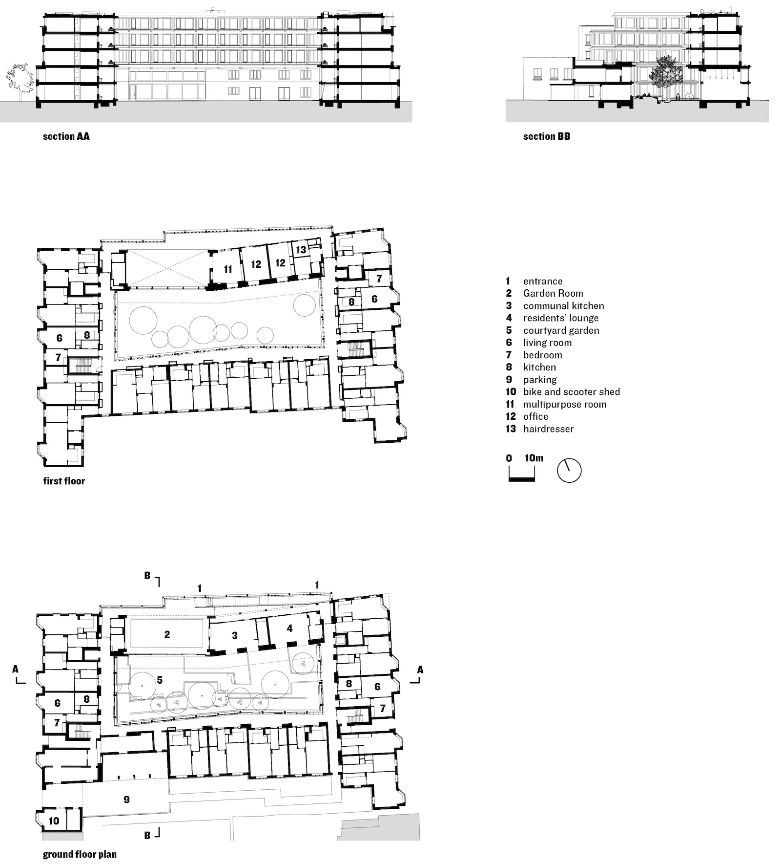 A modern almshouse: Appleby Blue in London, UK, by Witherford Watson Mann