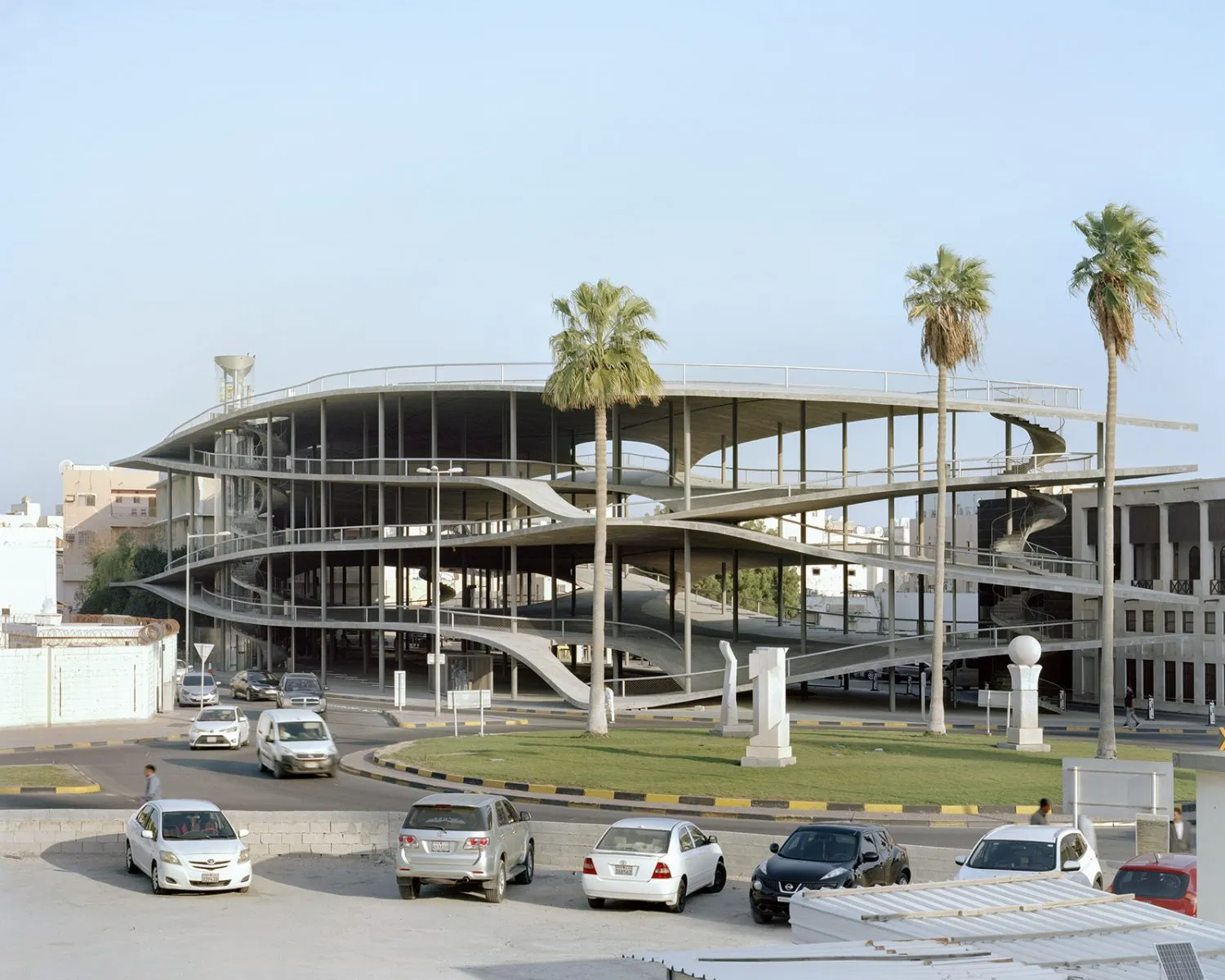 Pearling Path car parks in Muharraq, Bahrain, by Christian Kerez