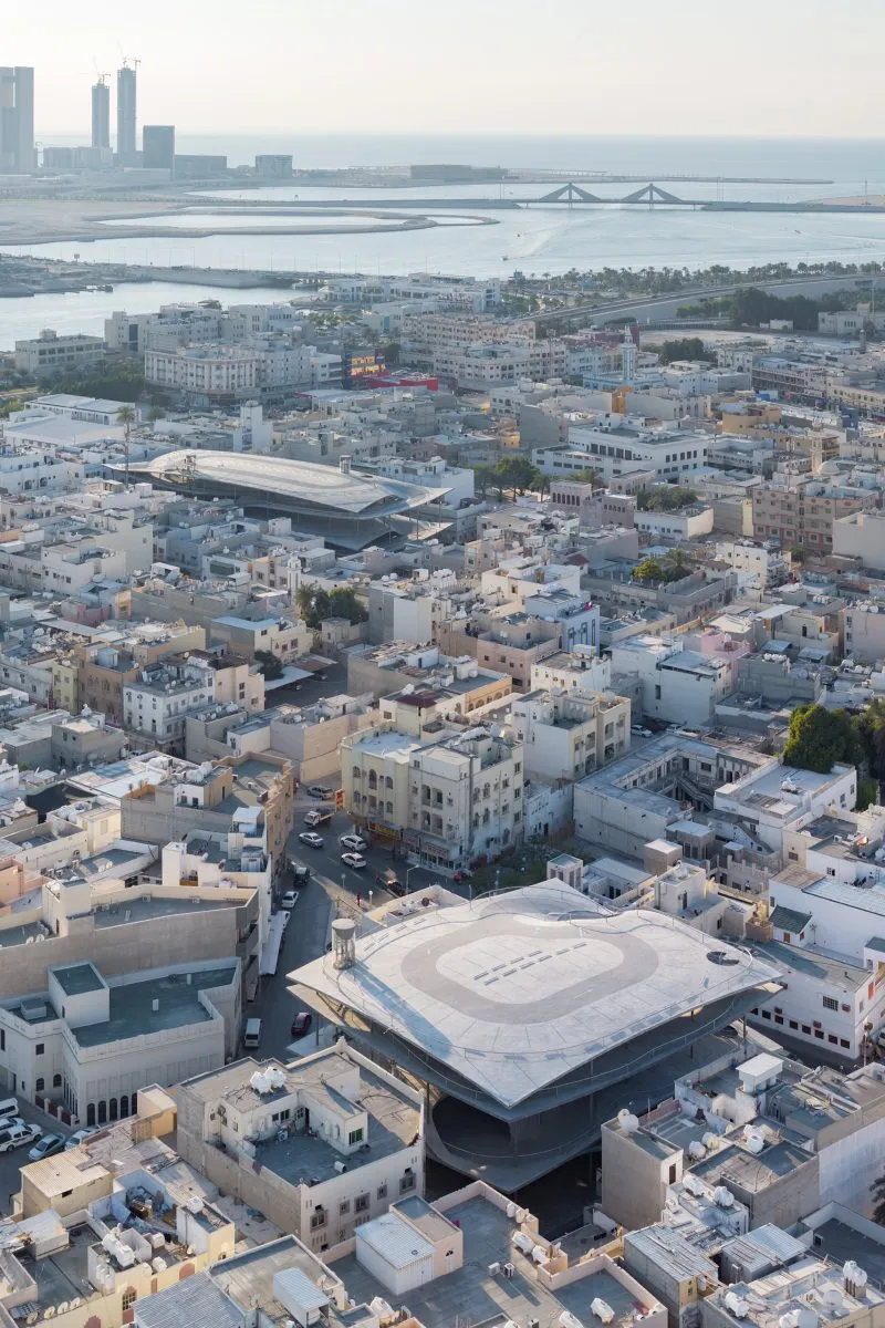 Pearling Path car parks in Muharraq, Bahrain, by Christian Kerez