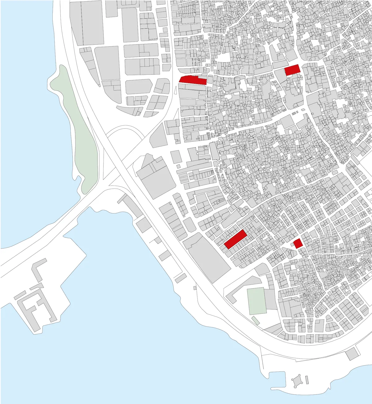 Pearling Path car parks in Muharraq, Bahrain, by Christian Kerez