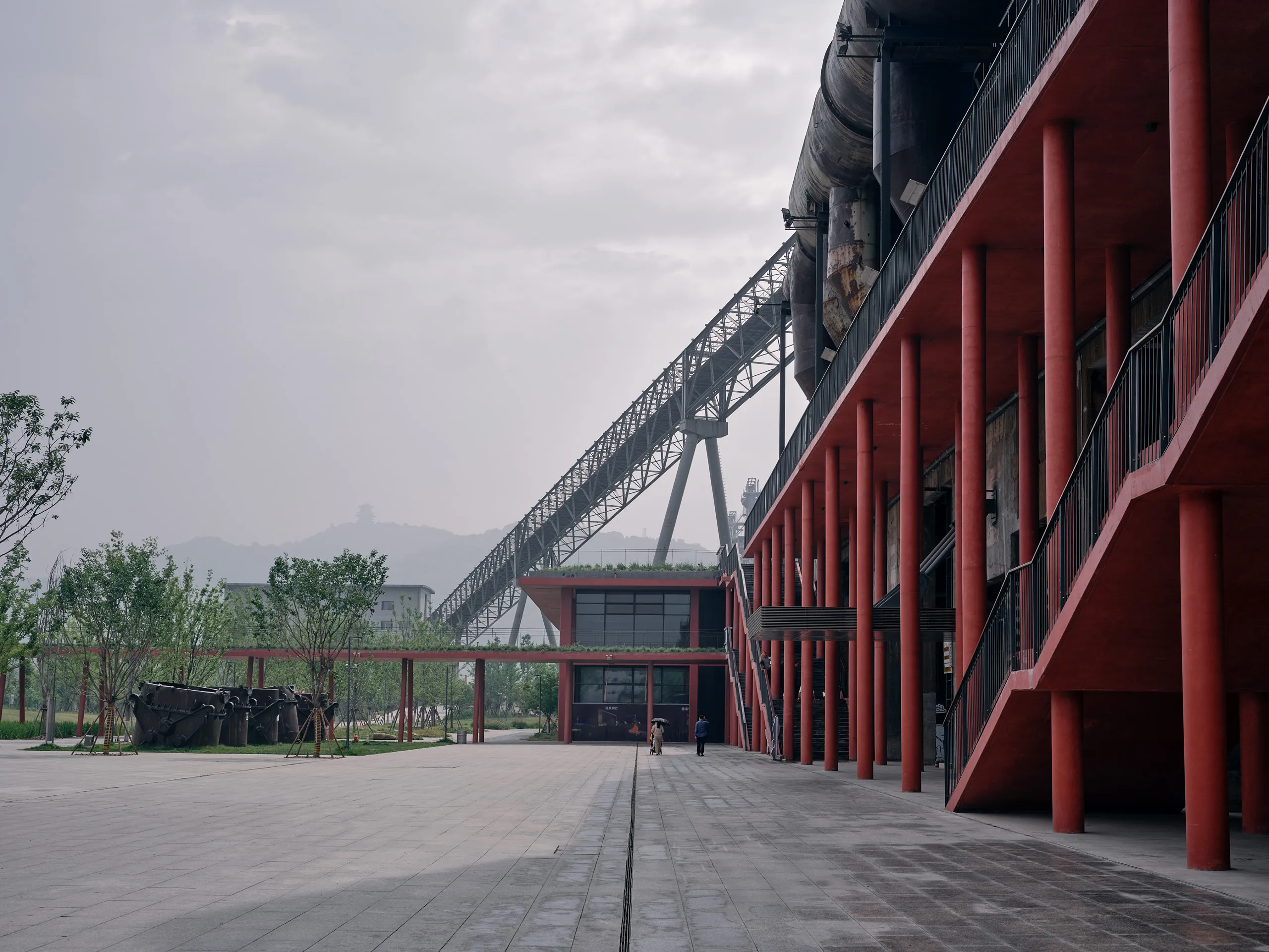 Hangzhou Grand Canal Steelworks Park by Jiakun Architects