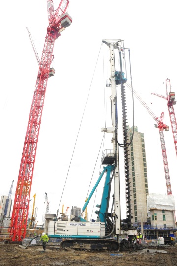 Big rig takes on south London dig | Ground Engineering