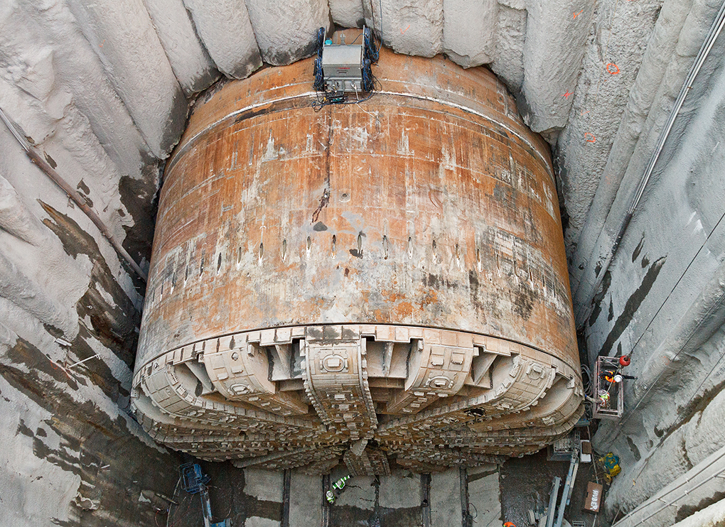SR 99 update: TBM front end reconnected | Ground Engineering
