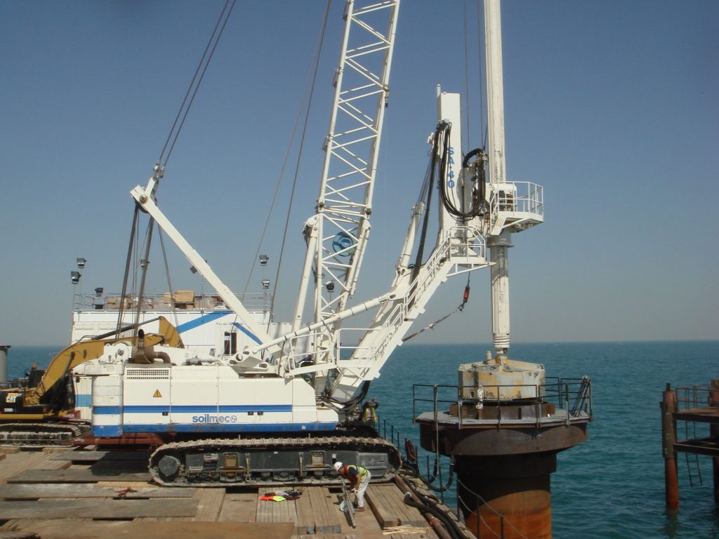 Piling underway for Kuwait Causeway | Ground Engineering
