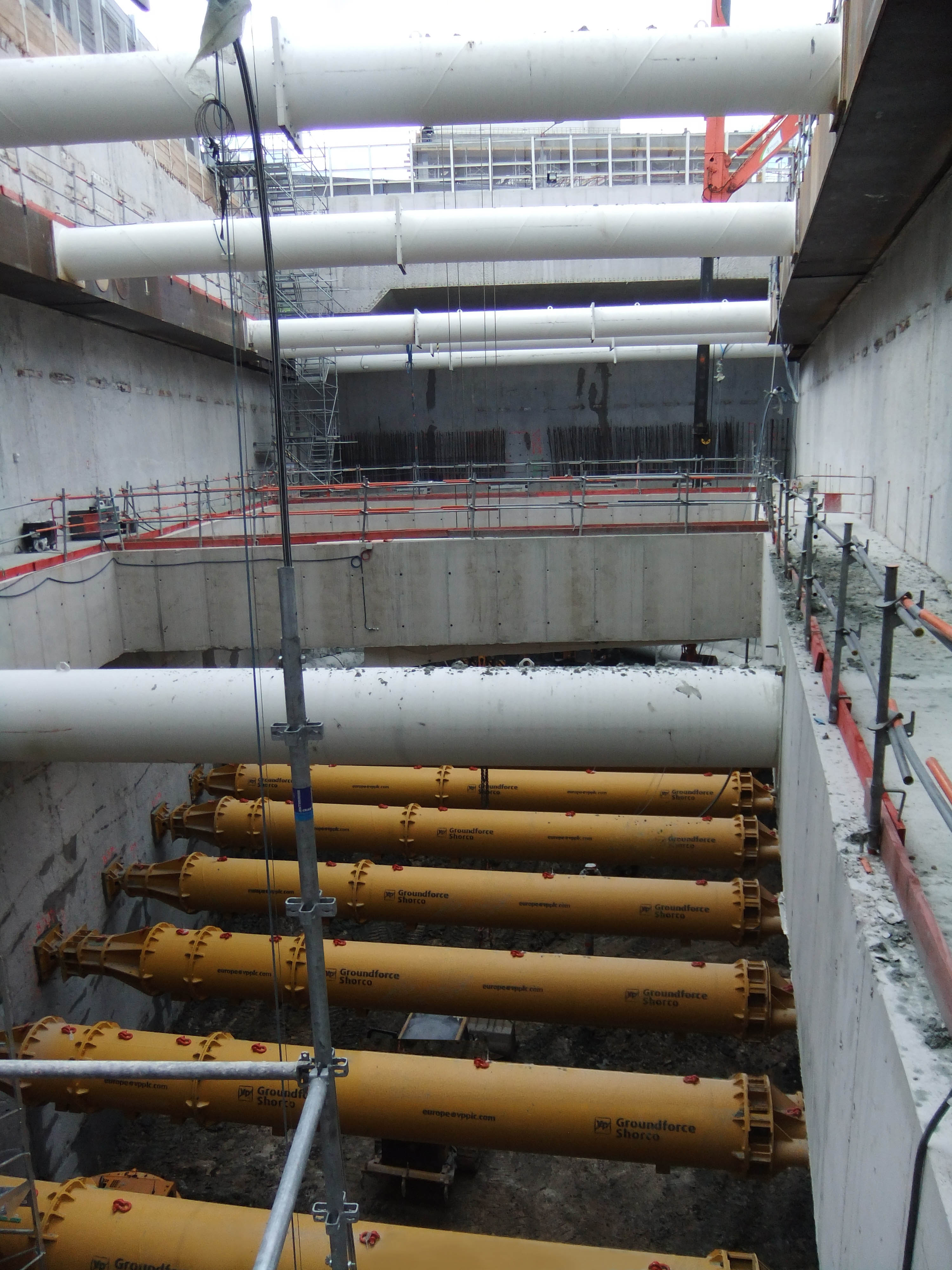 Paris metro propping provided by Groundforce | Ground Engineering