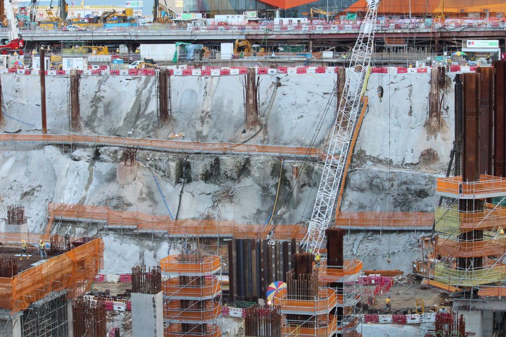 Temporary works completion for Hong Kong station | Ground Engineering