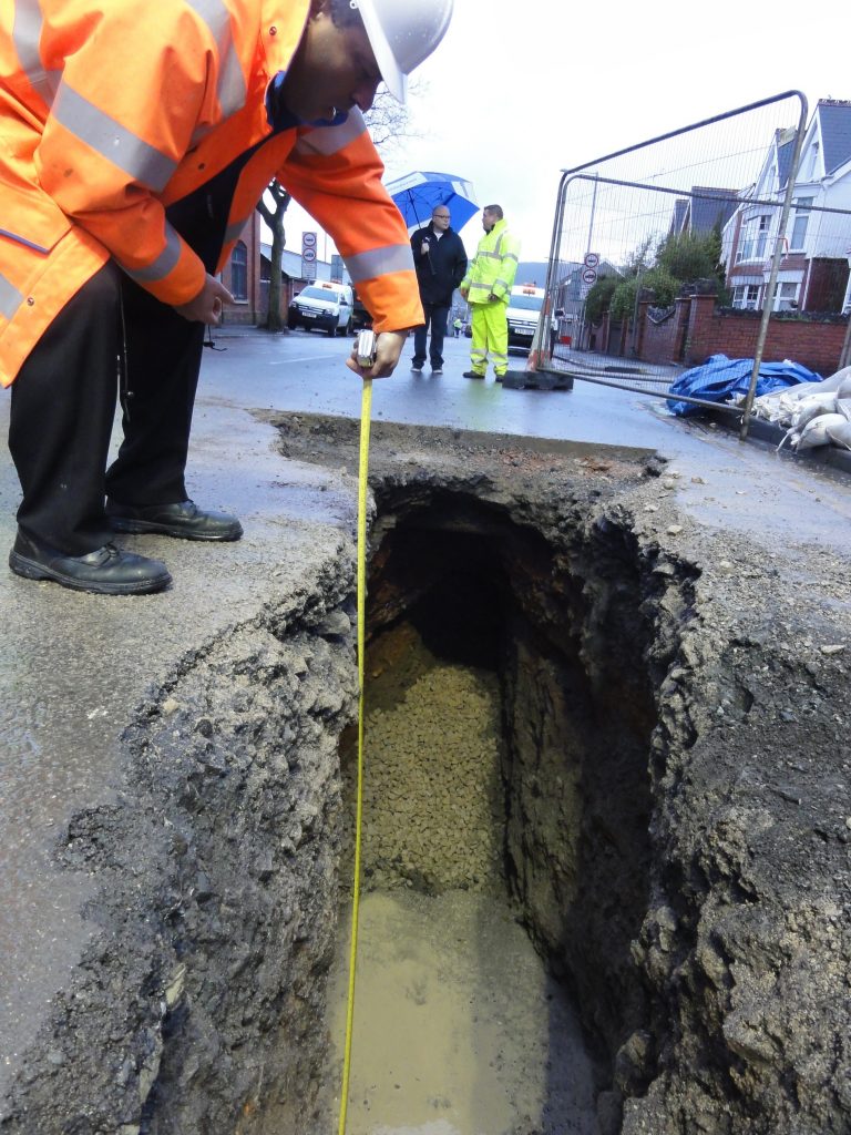 Wales sinkhole repair underway | Ground Engineering (GE)