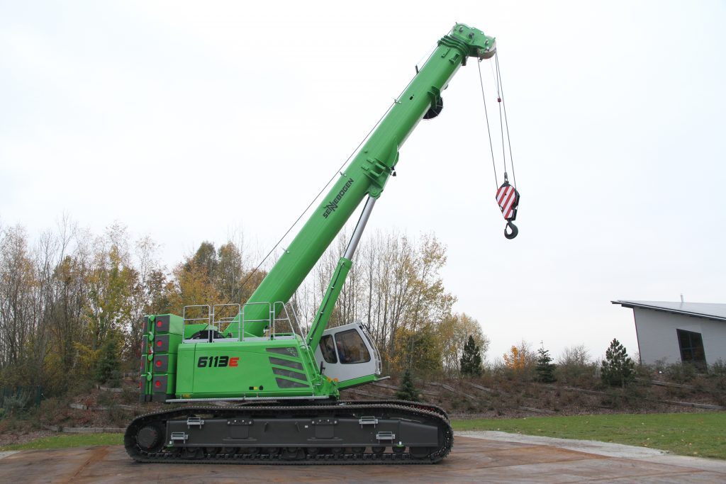 Sennebogen present piling potential with telescopic crane | Ground ...