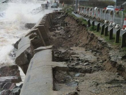 Sea wall collapse closes Devon road | Ground Engineering (GE)