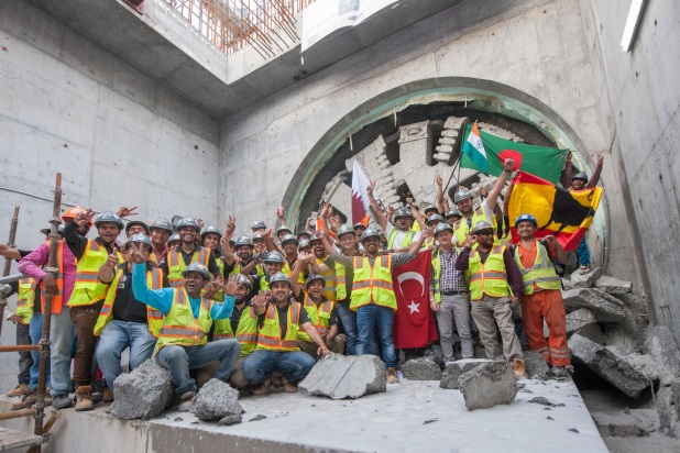 Tunnelling completed on Doha’s Green Line | Ground Engineering
