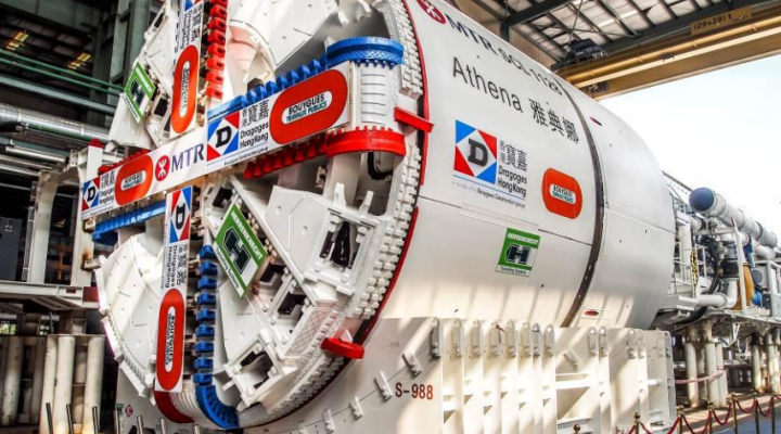First TBM launched on Hong Kong metro extension | Ground Engineering