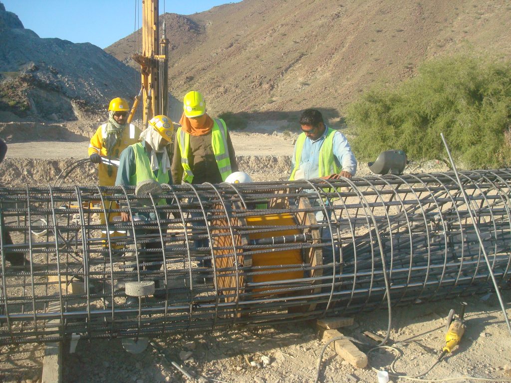 Pile testing completed on Oman highway | Ground Engineering