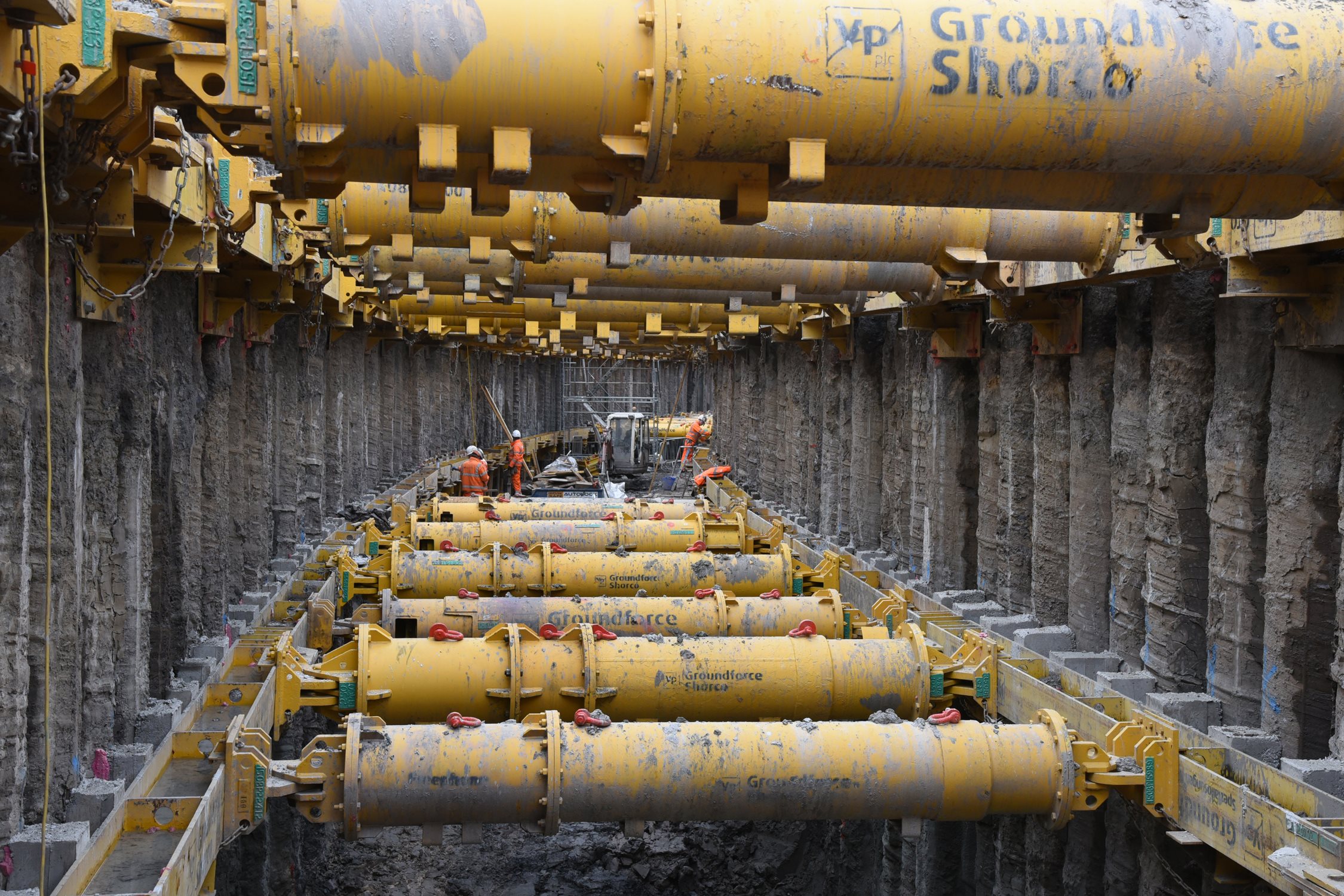 Shieldhall shoring takes shape | Ground Engineering