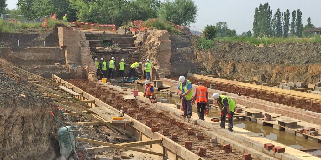 Foundations laid on heritage canal project | Ground Engineering