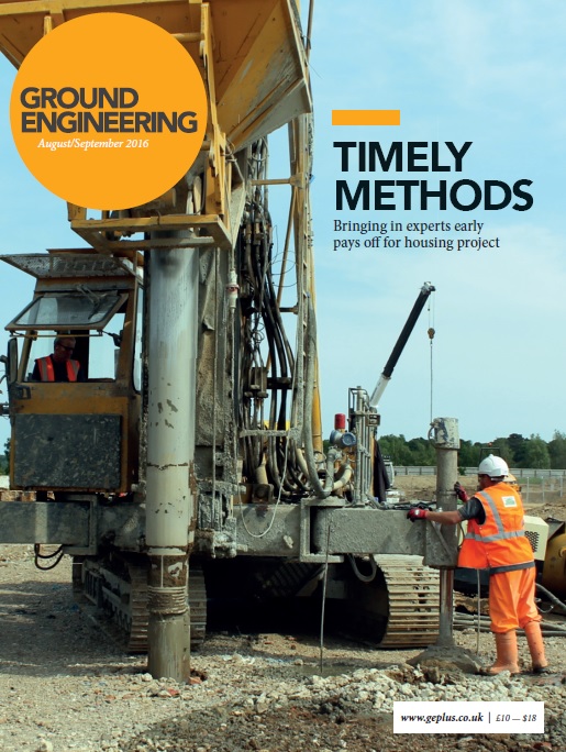 Digital Magazine: GE August/September 2016 issue | Ground Engineering