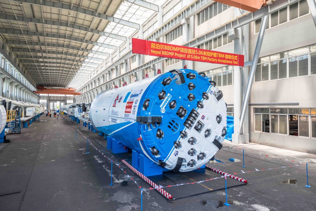 Nepal’s first TBM rolls off the production line | Ground Engineering