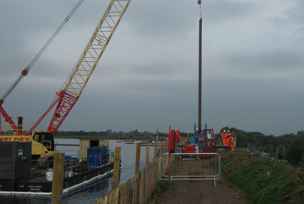 Overwater piling solves Thames reservoir supply issues | Ground Engineering