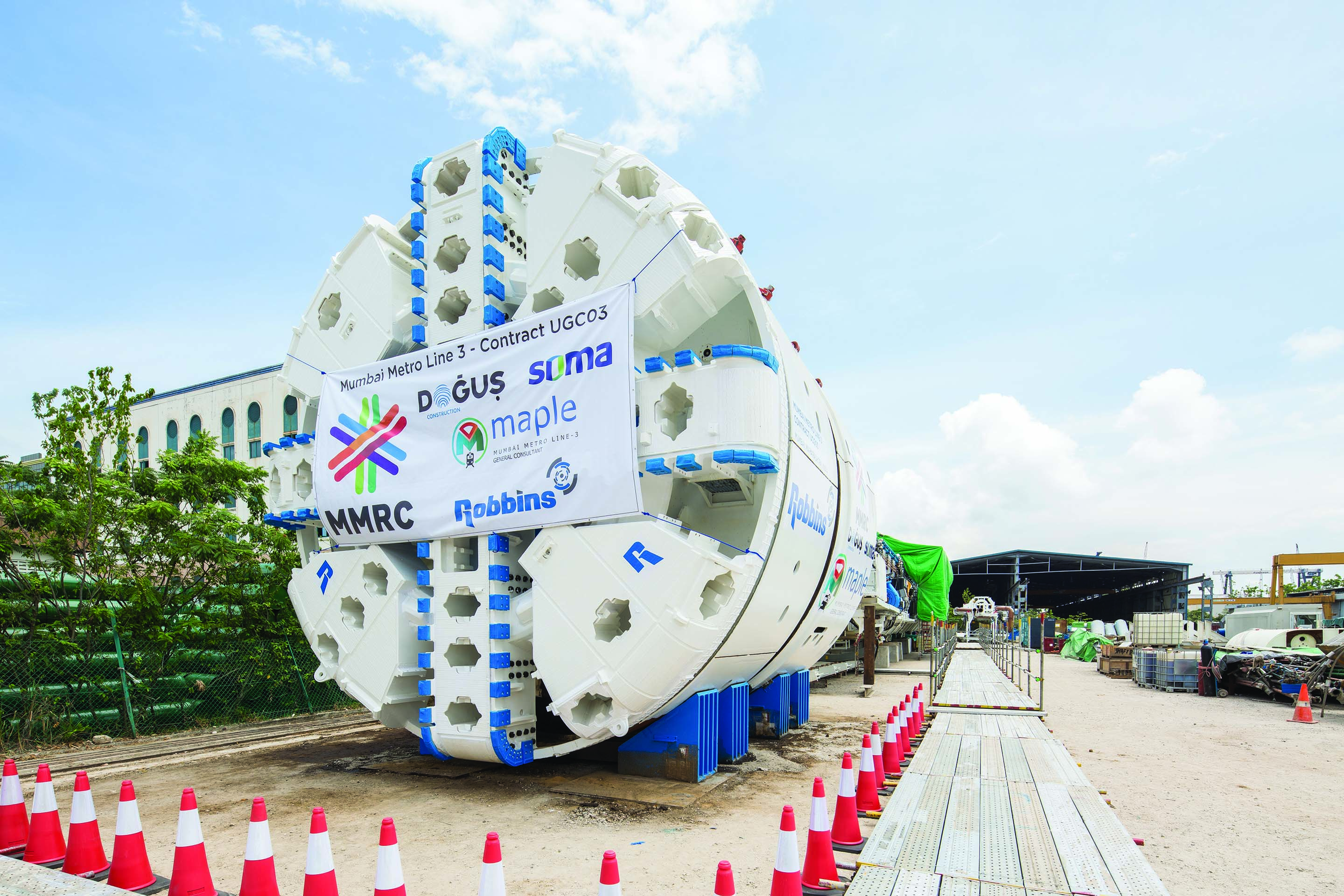 Mumbai Metro milestone achieved.