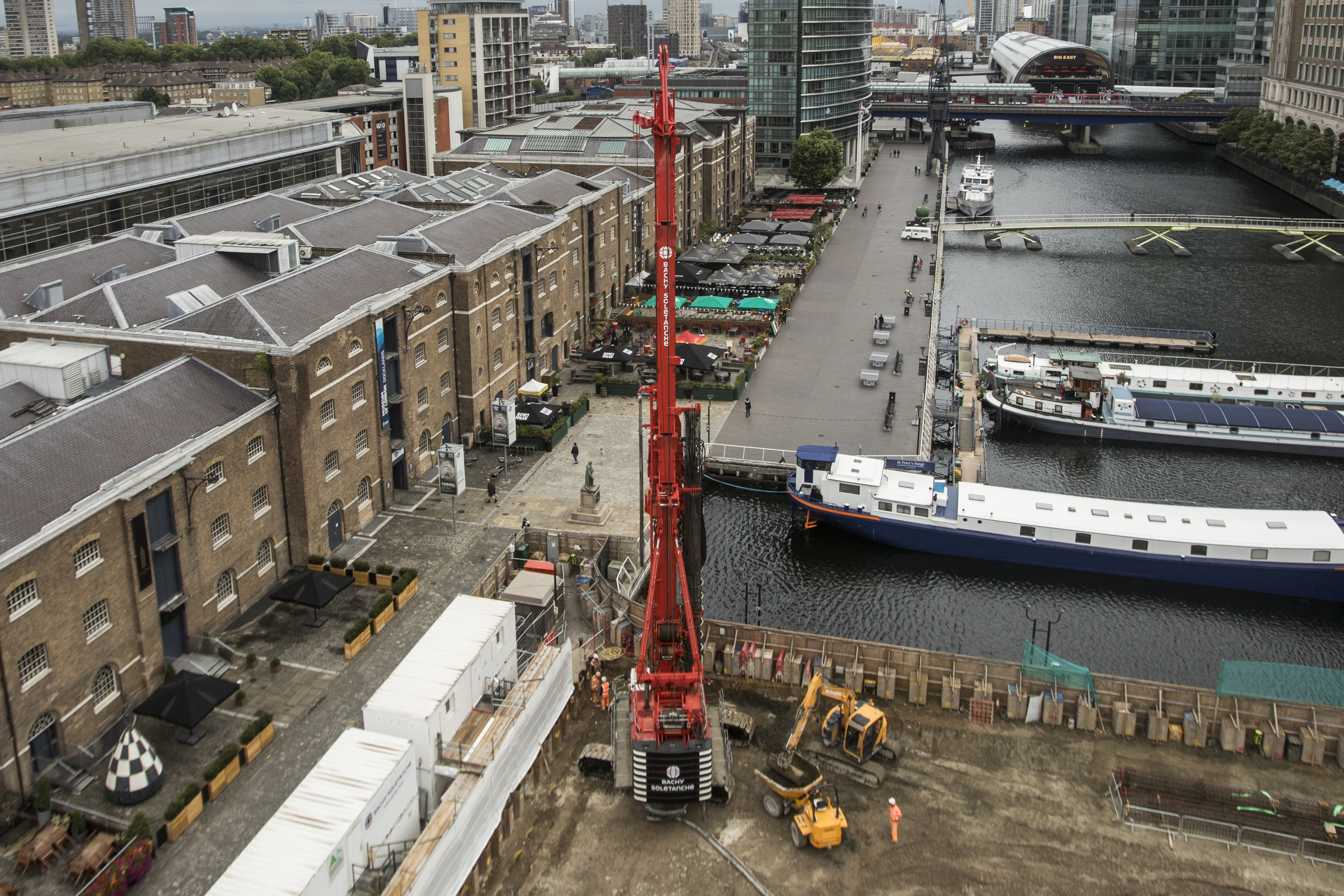Bachy completes Spire piling ahead of schedule | Ground Engineering