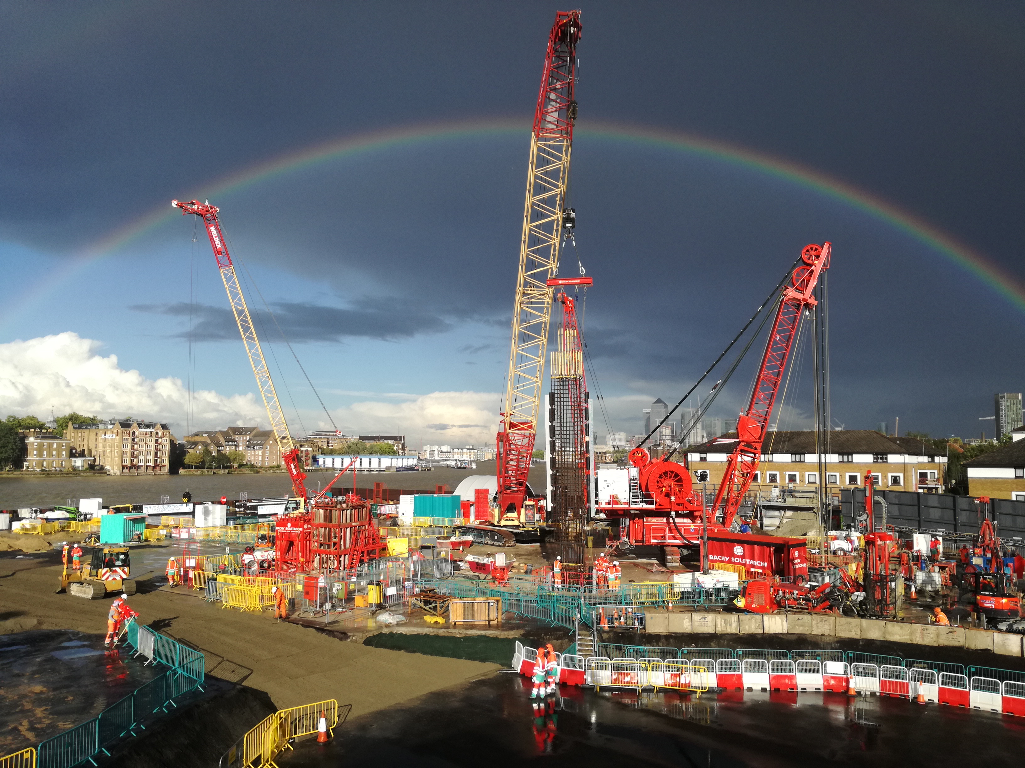 Timelapse footage shows Tideway progress | Ground Engineering
