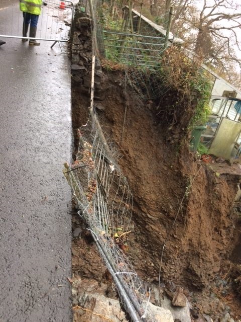 Calls for new road to be built after Anglesey landslide | Ground ...