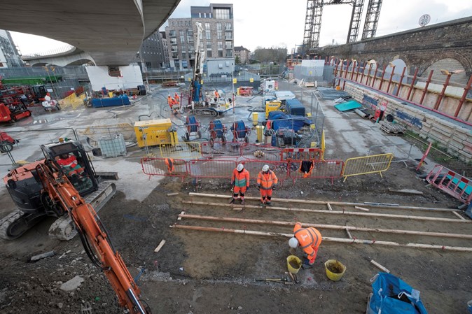 Diaphragm walling starts at Tideway’s Greenwich site | Ground Engineering