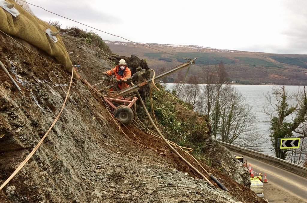 April start set for A83 Strone Point slope works | Ground Engineering