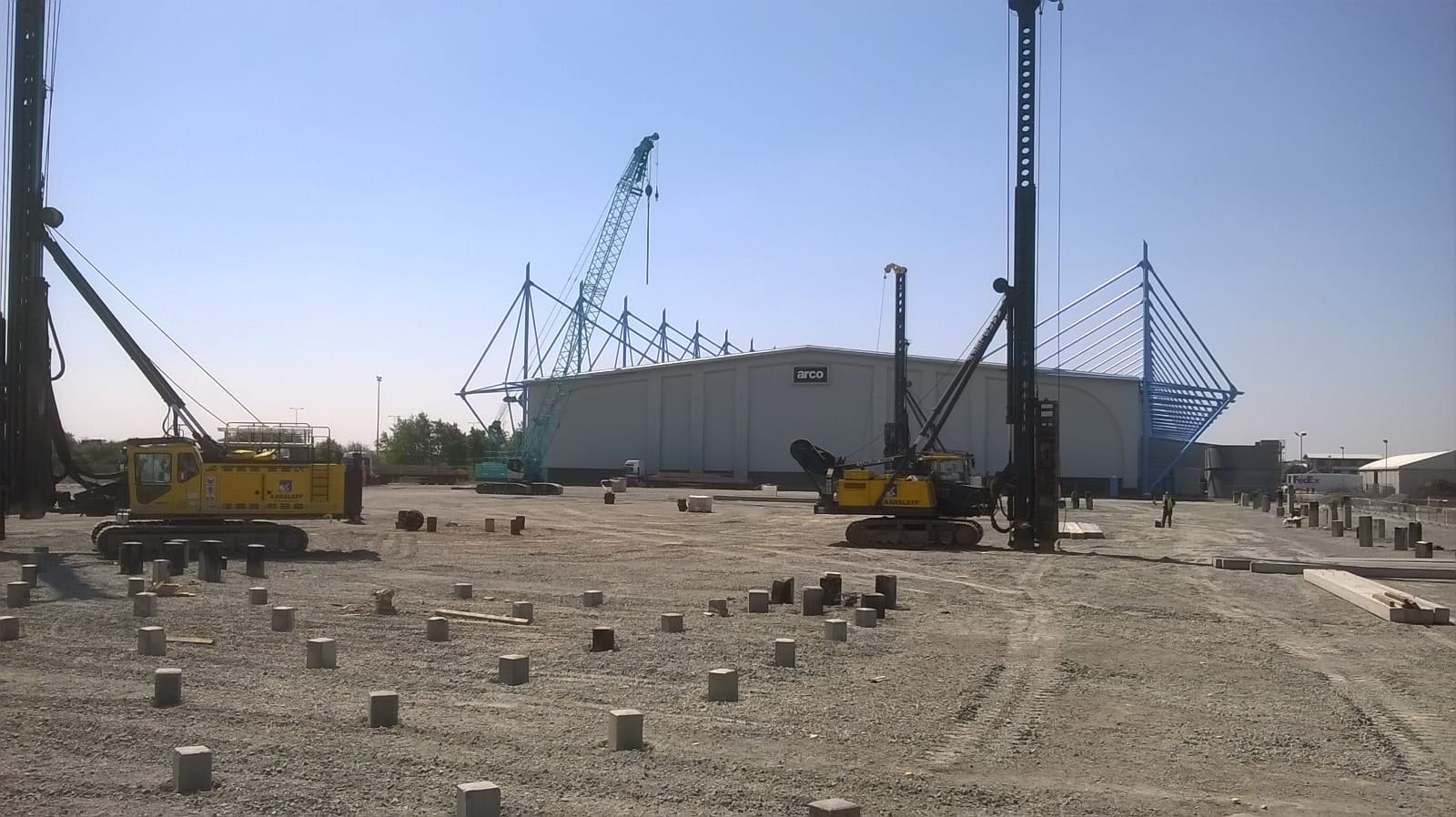 Aarsleff starts piling for 20,000m² building | Ground Engineering
