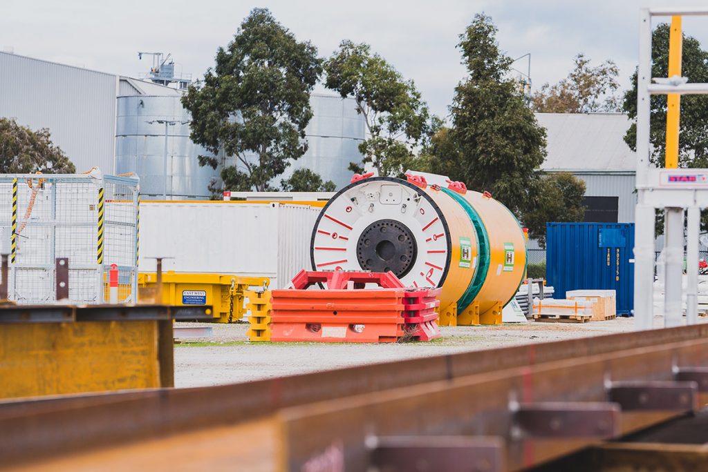Mini TBM arrives on Melbourne West Gate Tunnel project | Ground Engineering