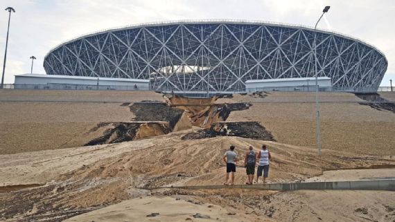 Landslide at World Cup stadium reported | Ground Engineering (GE)