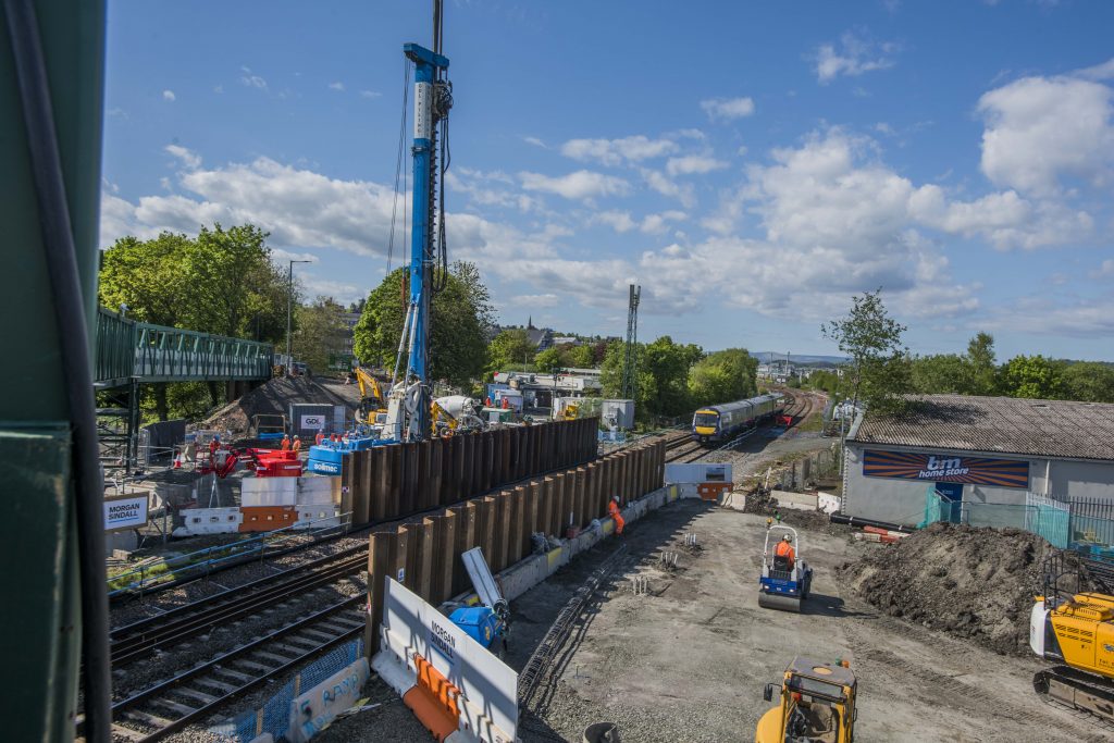 GDL completes rail piling project | Ground Engineering