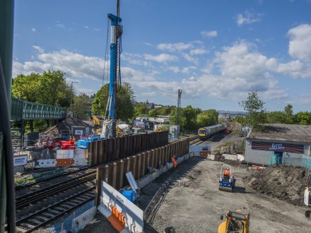 GDL completes rail piling project | Ground Engineering (GE)