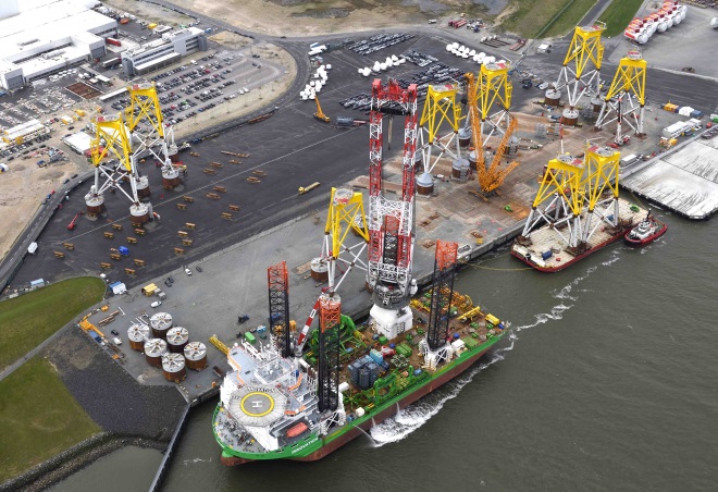 Geosea completes installation of suction bucket foundations | Ground ...