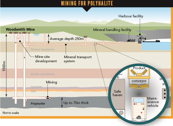 Tunnel design and risk changes drive up polyhalite mine costs | Ground ...
