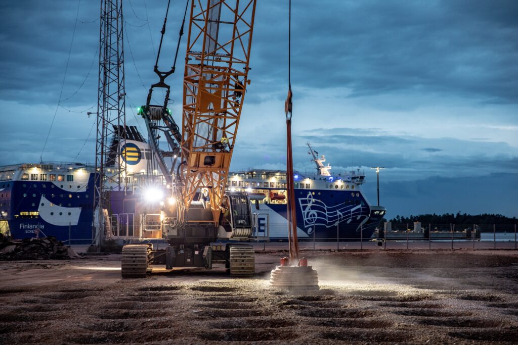 Dynamic compaction transforms Helsinki port | Ground Engineering