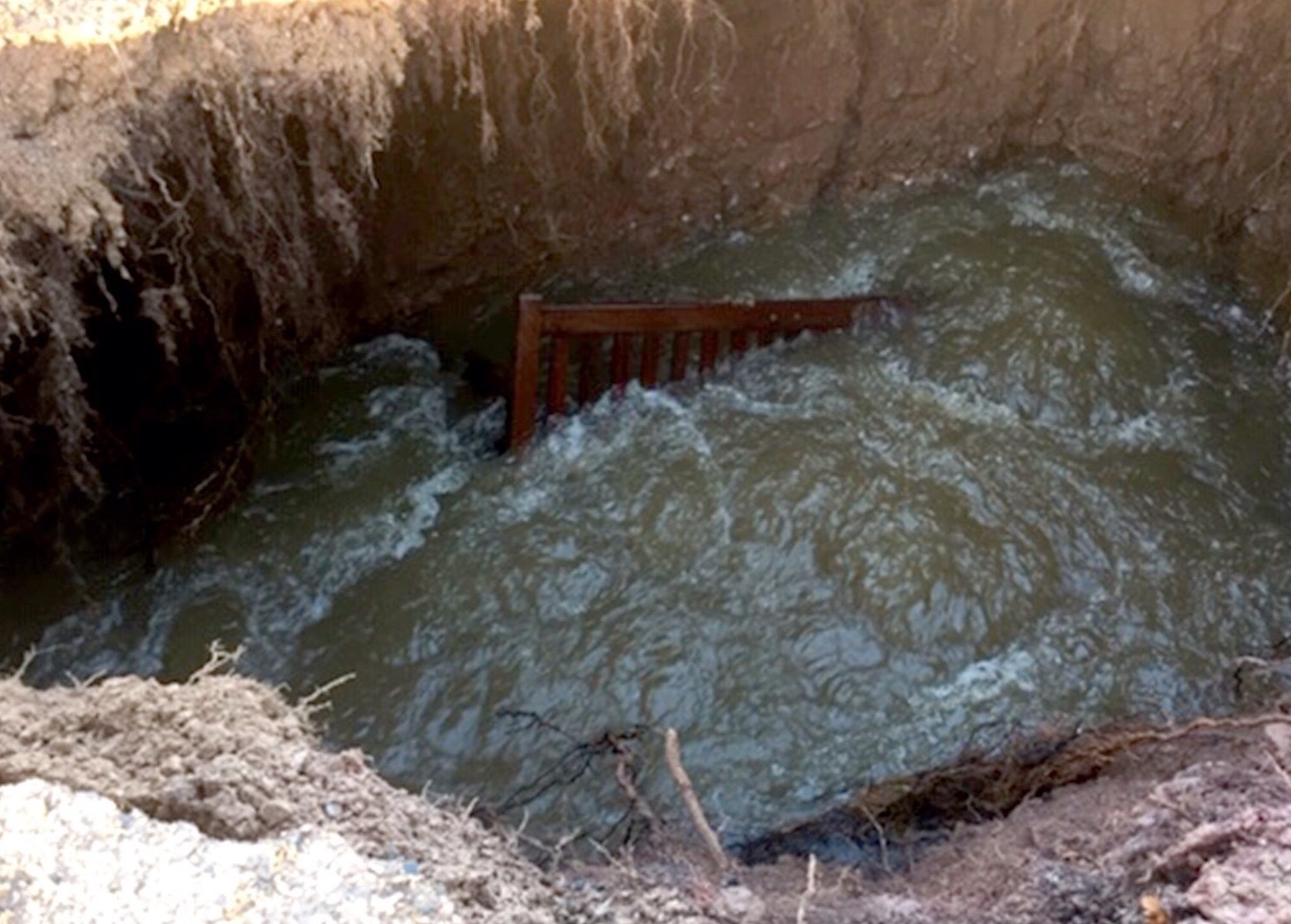 Exeter ground collapse swallows bench | Ground Engineering