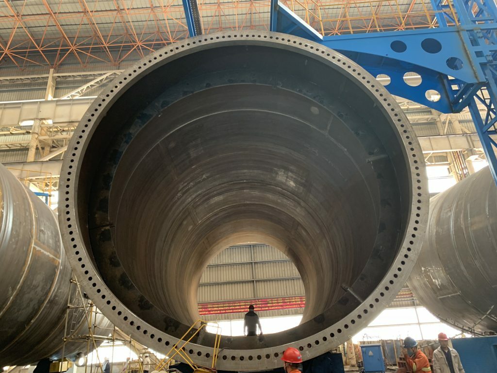 World’s largest monopile foundations fabricated | Ground Engineering