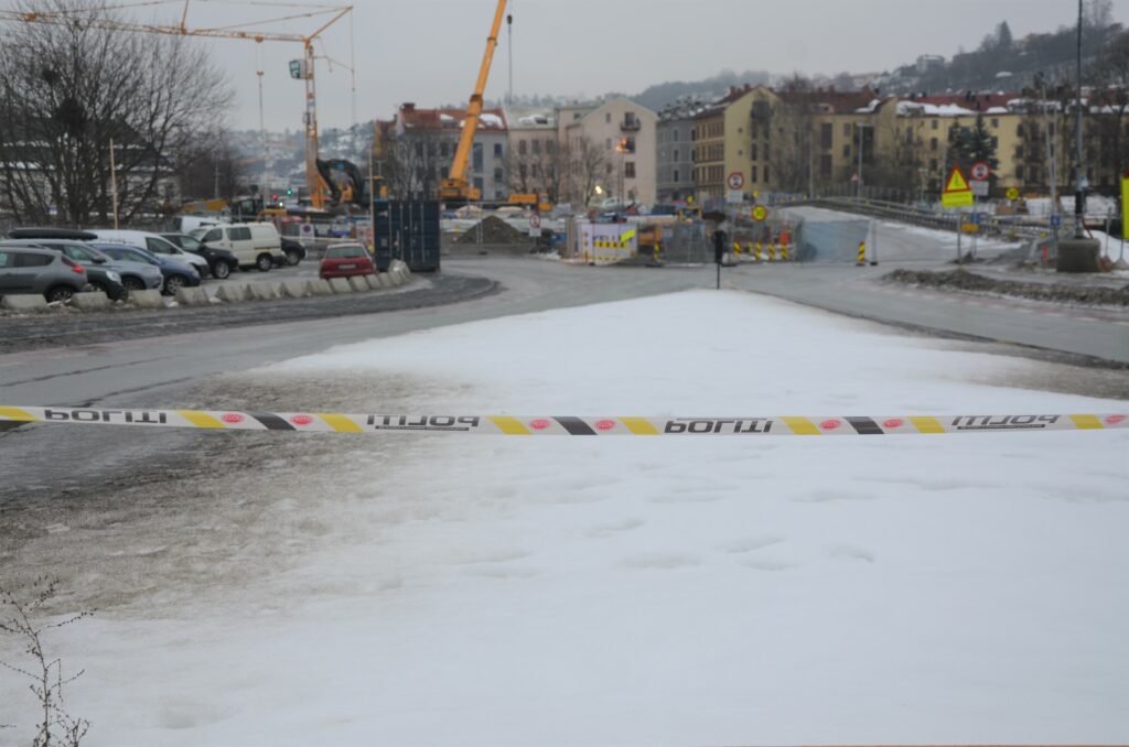 Oslo road reopened following Follo Line rail work subsidence | Ground ...