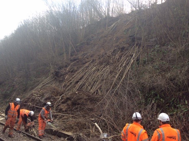 Landslip hit Kent rail line expected to reopen today | Ground Engineering