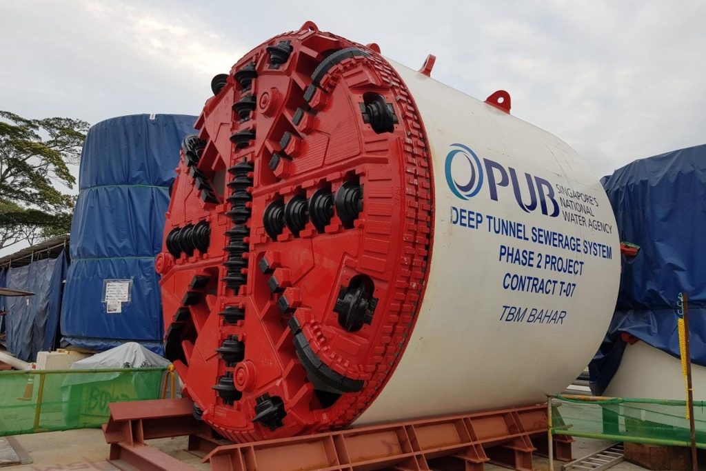 First TBM launches for Singapore sewer | Ground Engineering