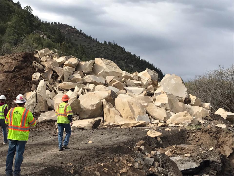 Gallery: 5,000t boulders fall on Colorado road | Ground Engineering