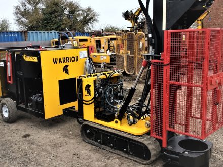 Warrior rig launched for restricted access piling work | Ground ...