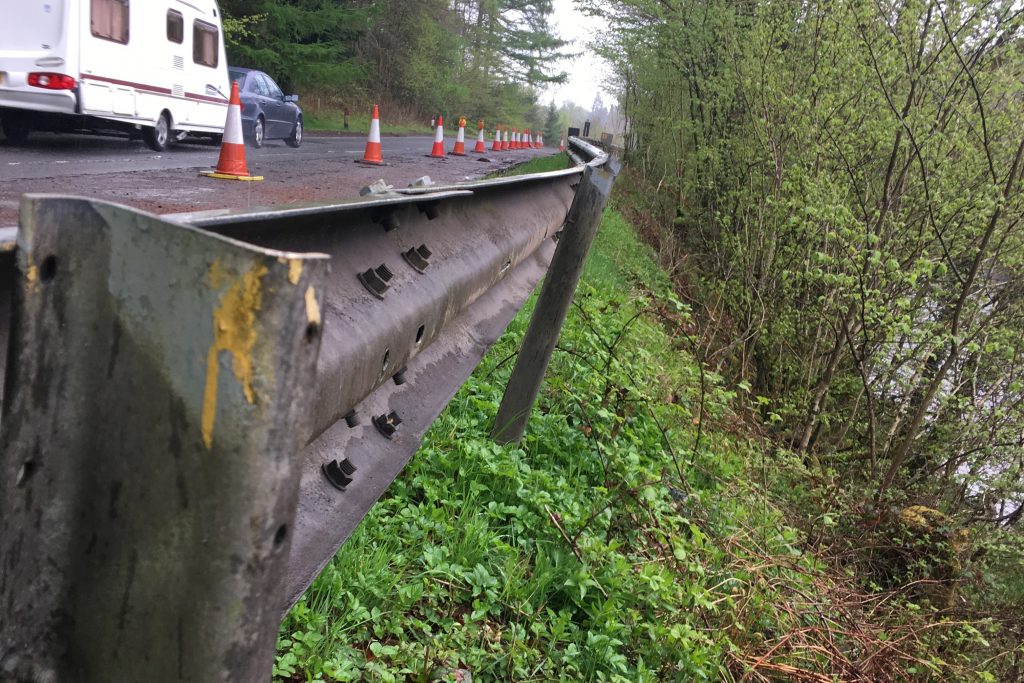 Realignment underway for landslip-prone A76 | Ground Engineering
