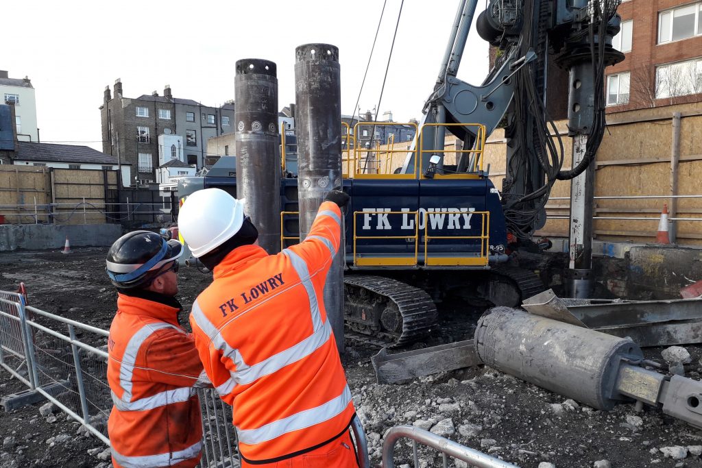 Dublin glass fibre anchor record breaker completed | Ground Engineering