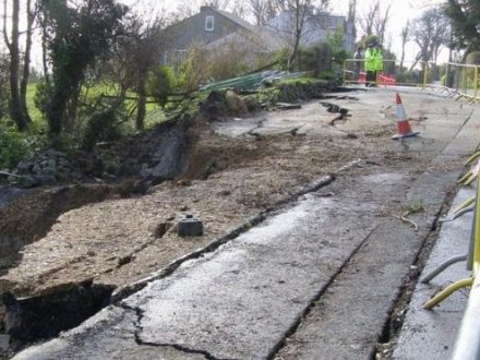 IOW Council seeks government funding for landslide-hit road | Ground ...