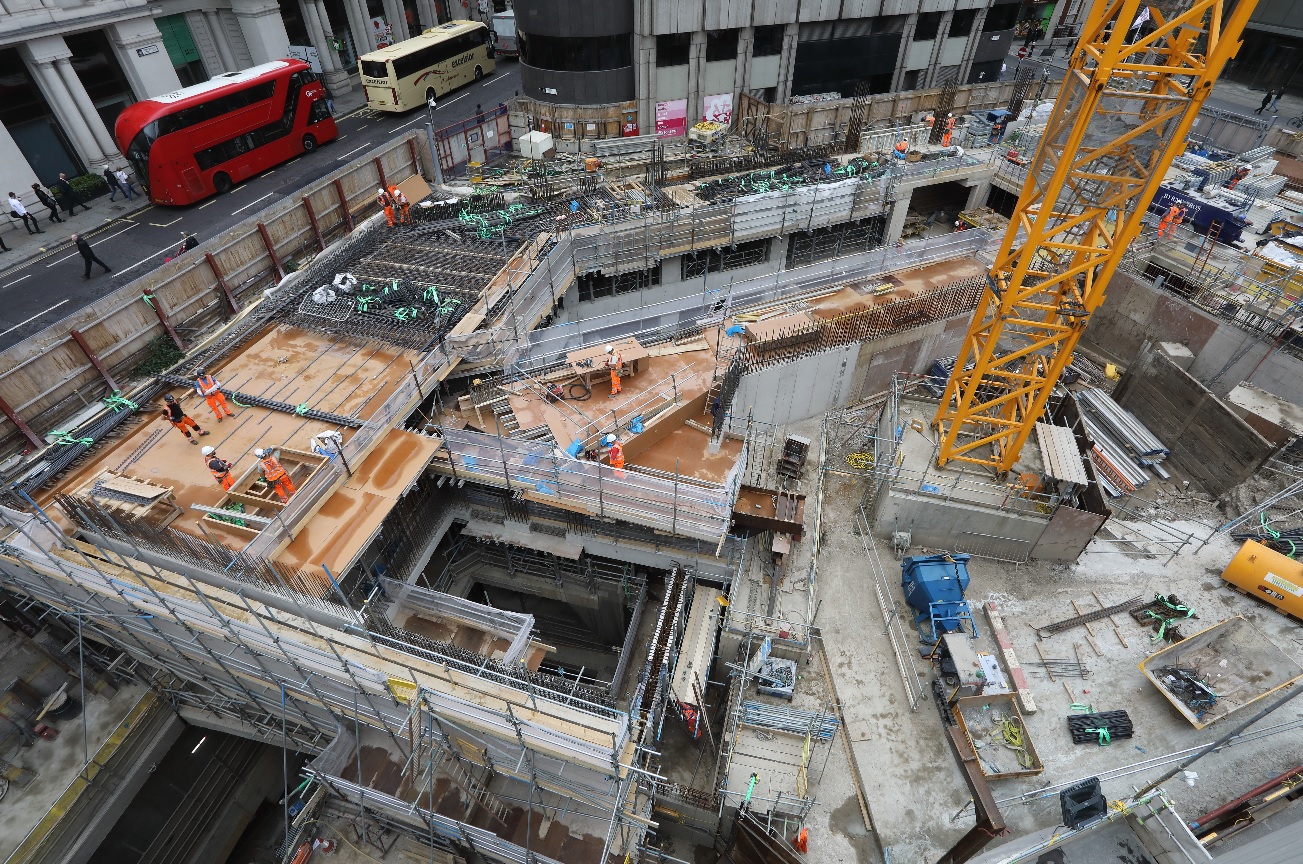 Gallery: Bank station upgrade reaches half-way stage | Ground Engineering