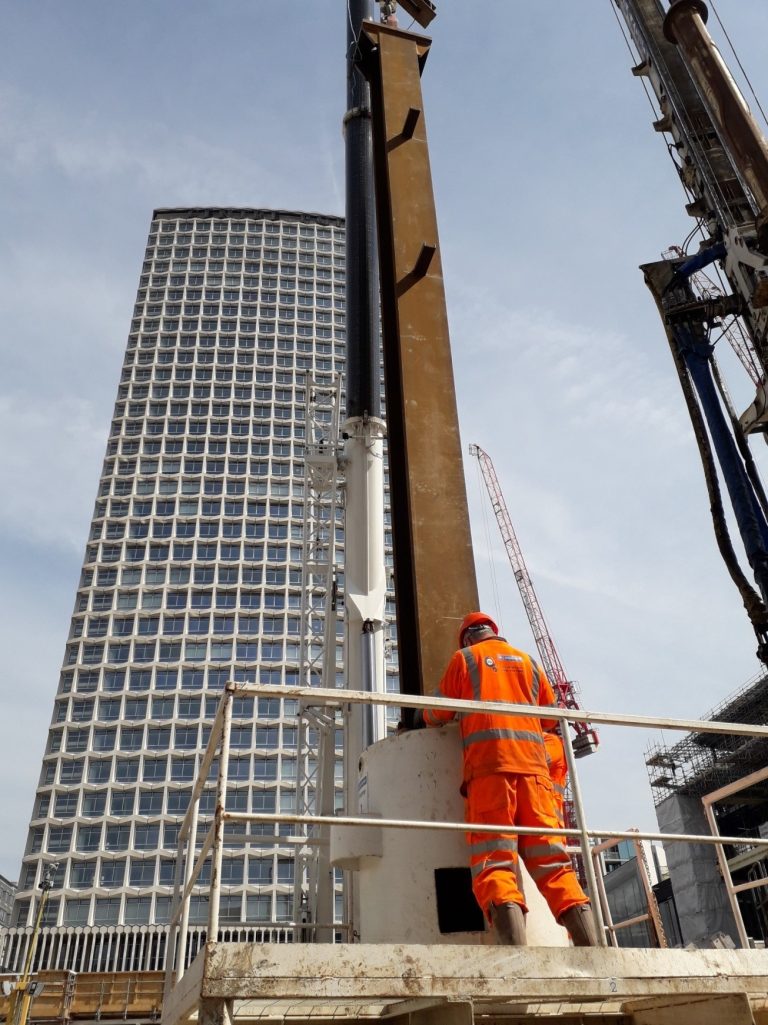 Piling: Precision piling at Soho Place | Ground Engineering
