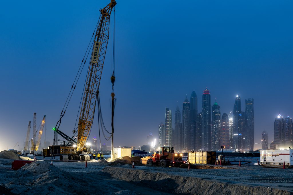 Keller delivers compaction force for Dubai port | Ground Engineering
