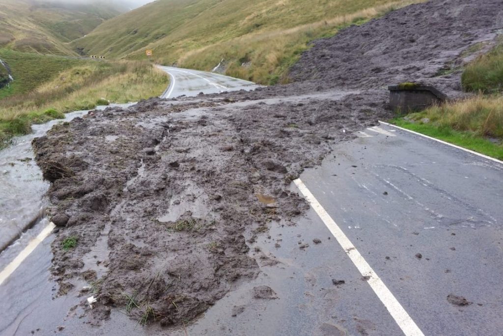 Landslip closes Welsh valley road | Ground Engineering